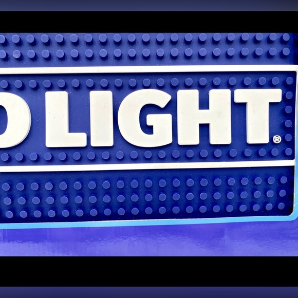 Budweiser | Wall Decor | Bud Light Beer Large Rubber Bar Mat 2 X 18 New ...